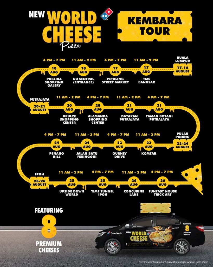 Experience the Ultimate Cheesy Adventure: Domino’s Kembara World Cheese ...
